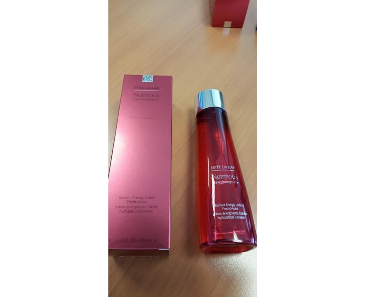 法国仓拼邮 雅诗兰黛红石榴水清爽RADIANT ENERGY LOTION FRESH MOIST 200ml-法国淘淘